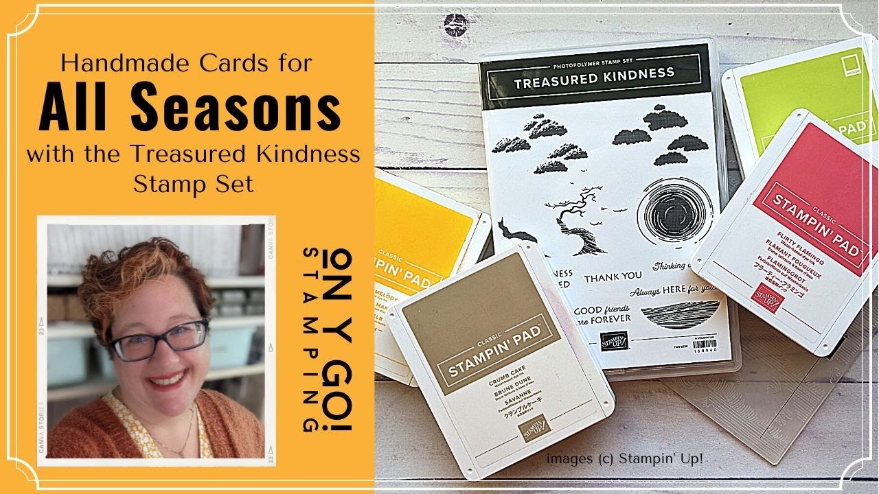 Handmade Cards for All Seasons with the Treasured Kindness Stamps - YouTube