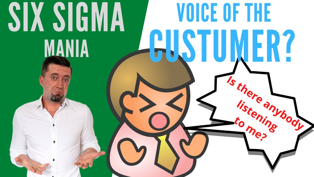 Vocie of Customer EXAMPLE/ Voice of the customer six sigma/ VOC six ...