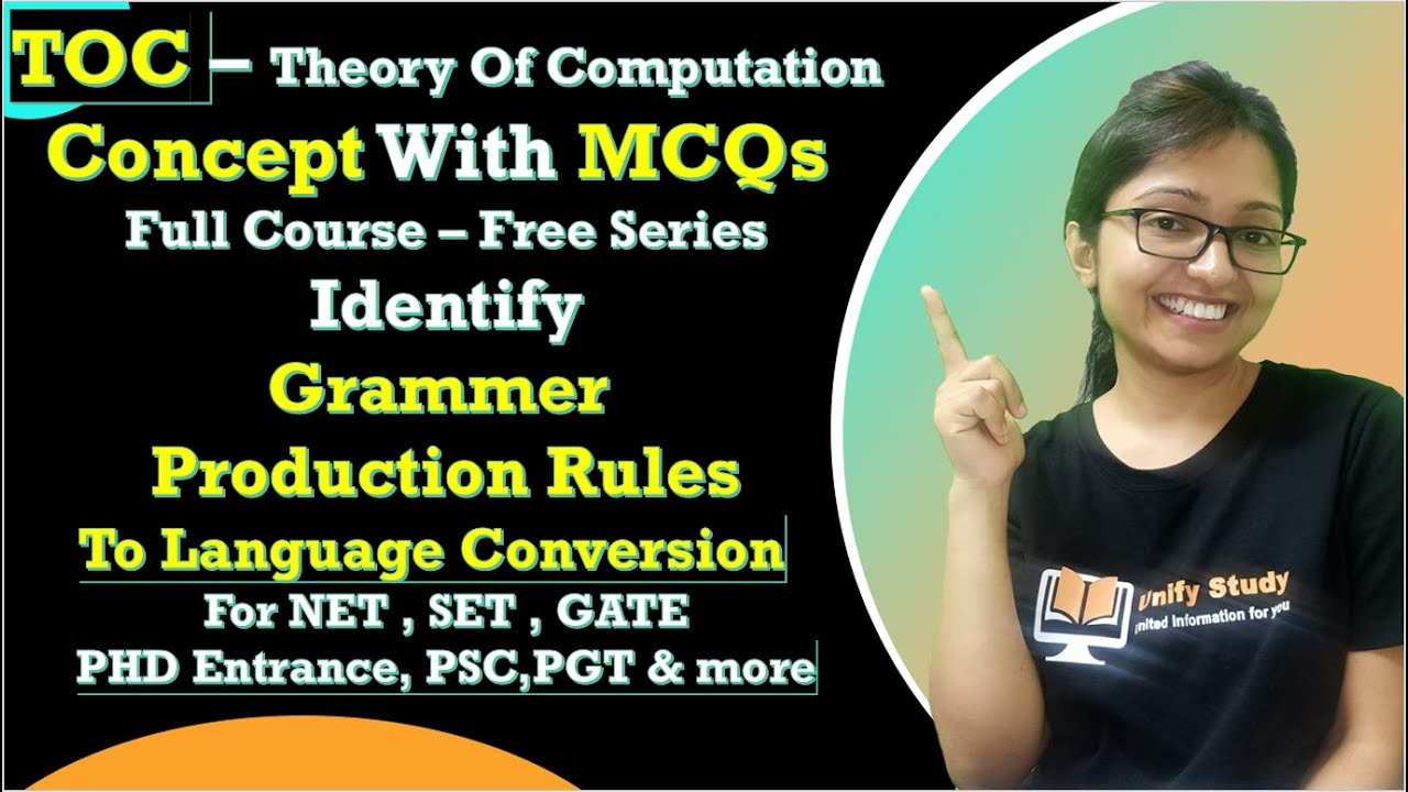 Grammar in TOC ,Production Rules, Grammar to language Conversion-Theory ...