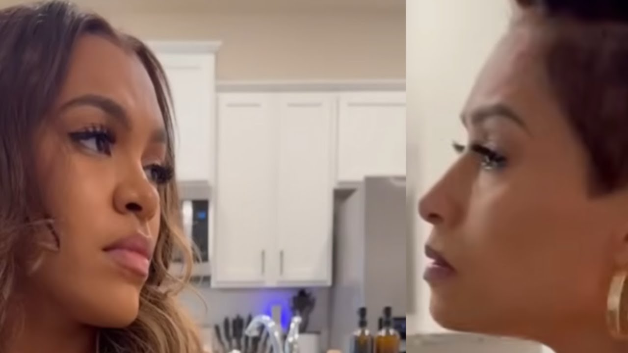 When Angelina & Shayla argue about being good women to their men - YouTube