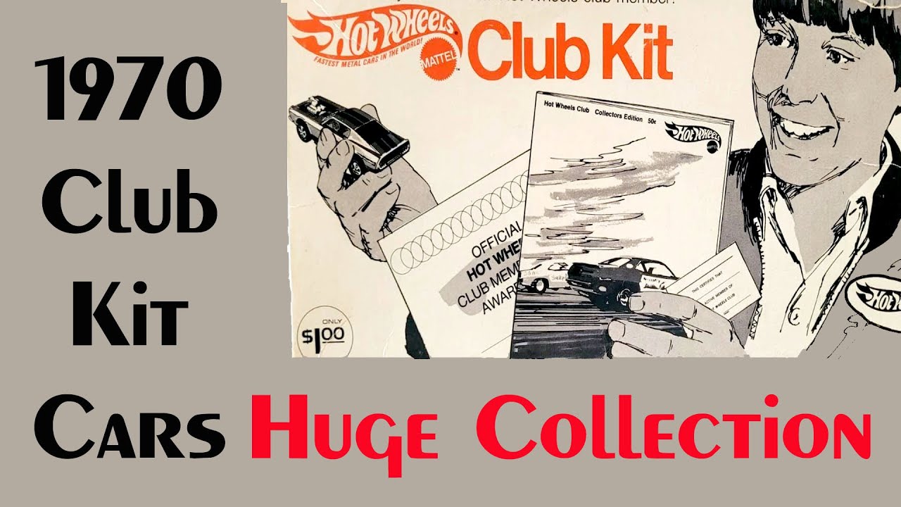 HOT WHEELS - 1970 CLUB KIT CARS - HUGE COLLECTION - YouTube