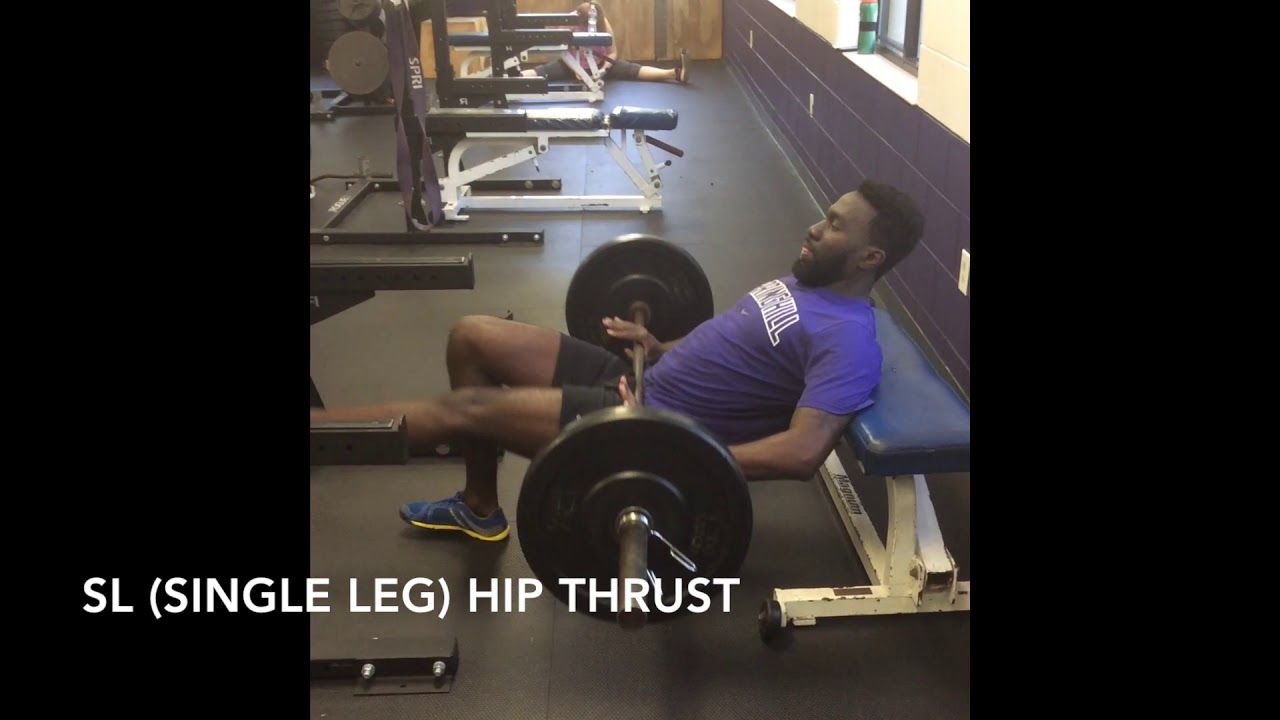 SL (Single Leg) Hip Thrust - YouTube