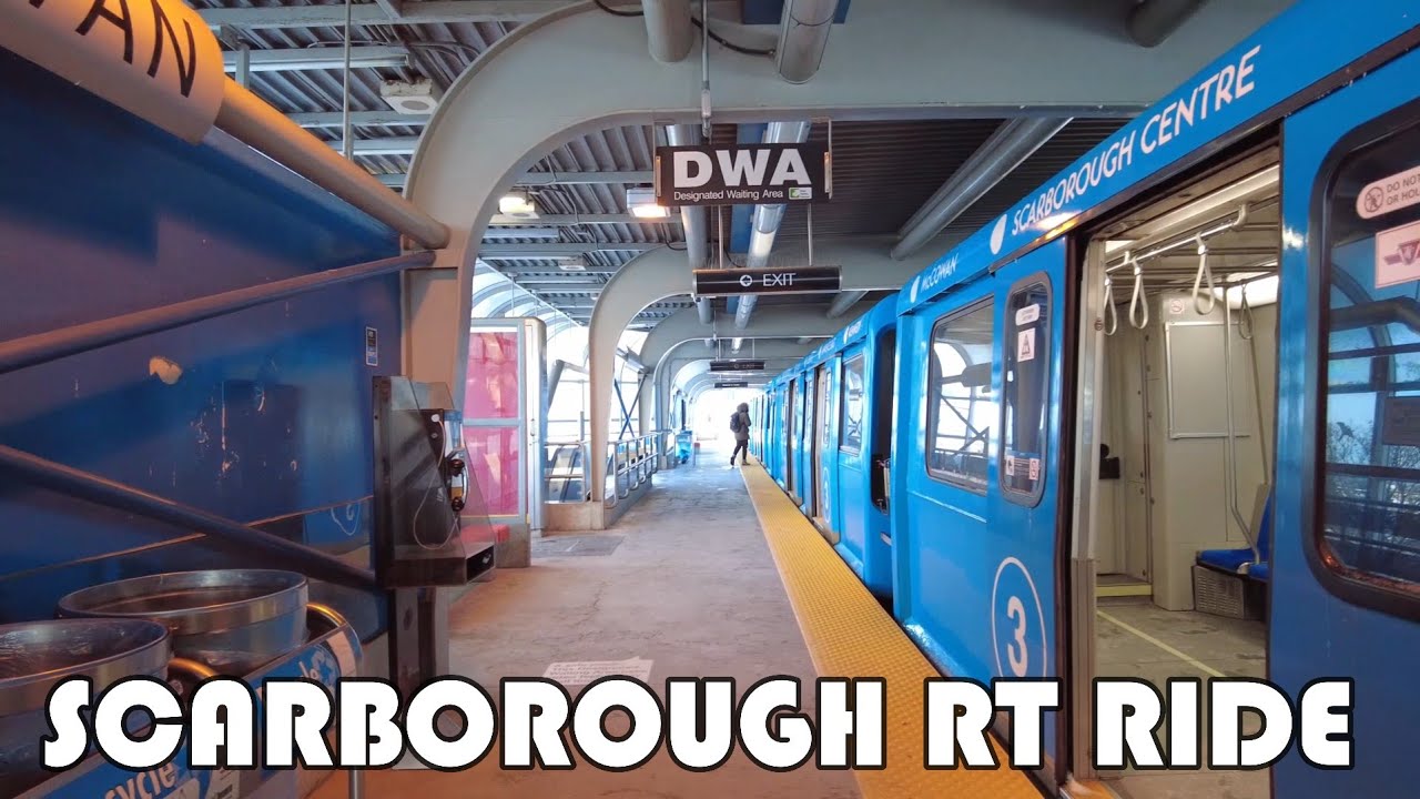 TTC Line 3 Scarborough RT Ride From Lawrence East Station To McCowan ...
