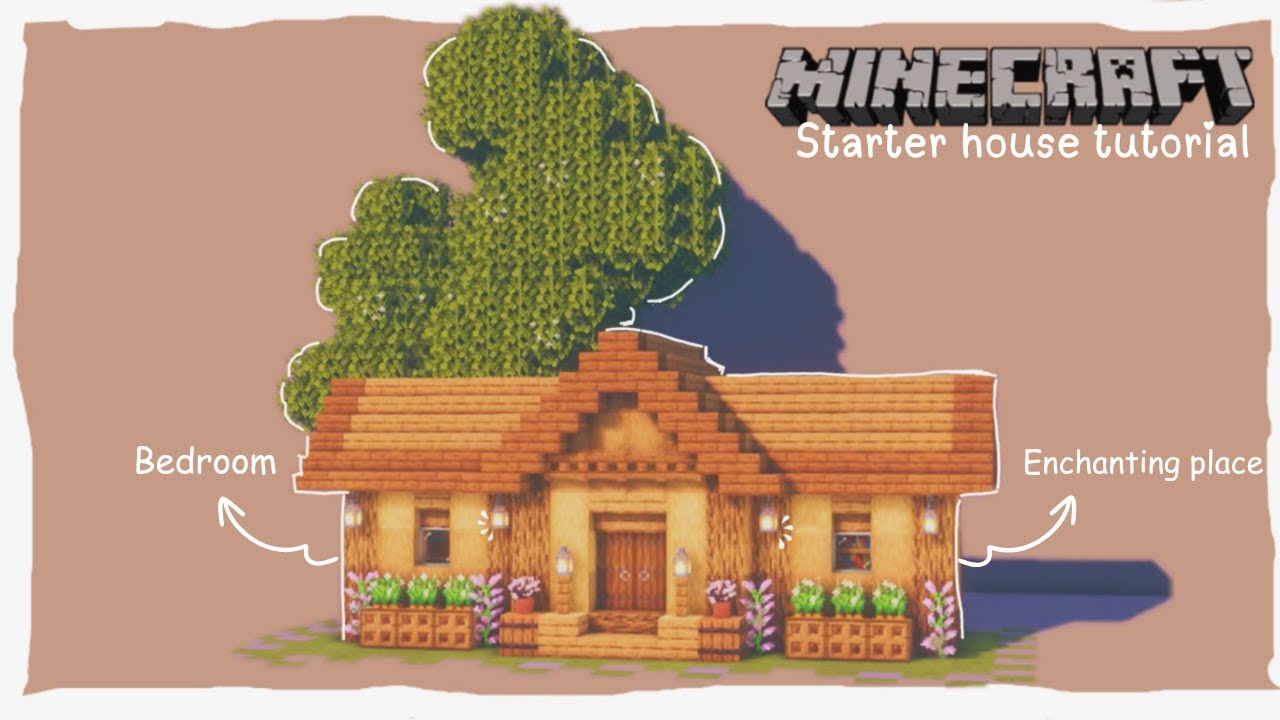 Minecraft House Tutorial: How to Build a Survival House - YouTube
