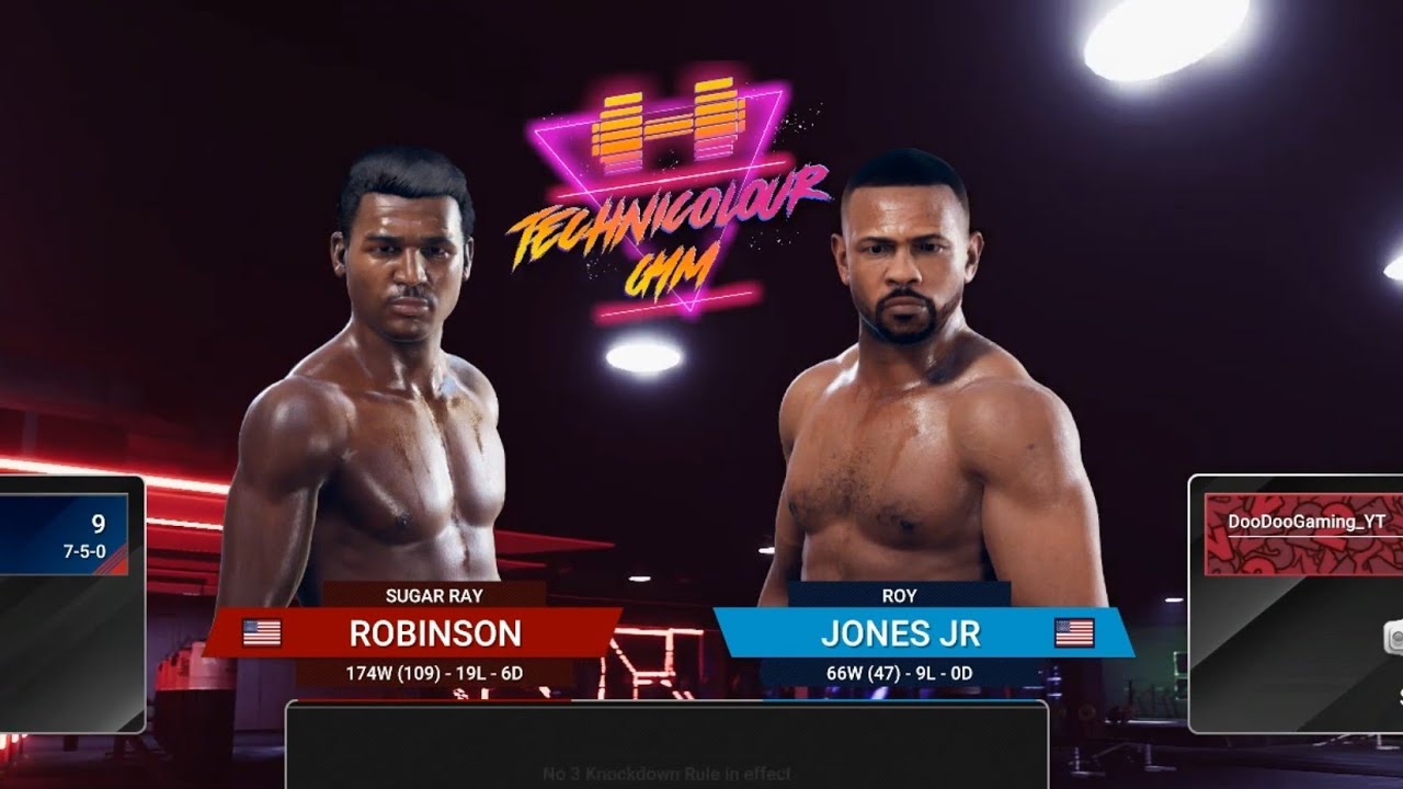 Undisputed boxing Roy Jones Jr. Flash Knock out 2nd Round Ranked Win ...