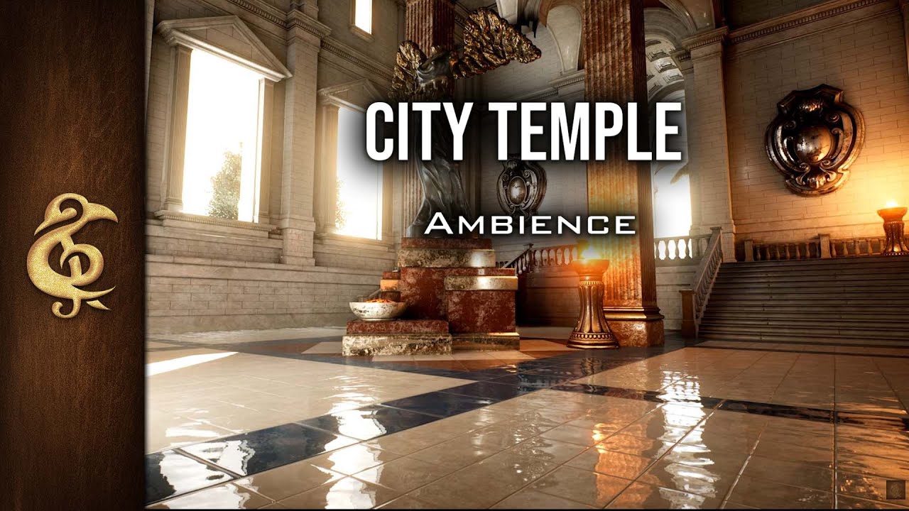 City Temple | Fantasy Church Ambience 🙏 | 1 Hour - YouTube