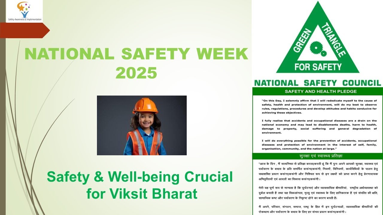 NATIONAL SAFETY WEEK | 2025 | WHAT IS SAFETY WEEK | Safety Council of ...