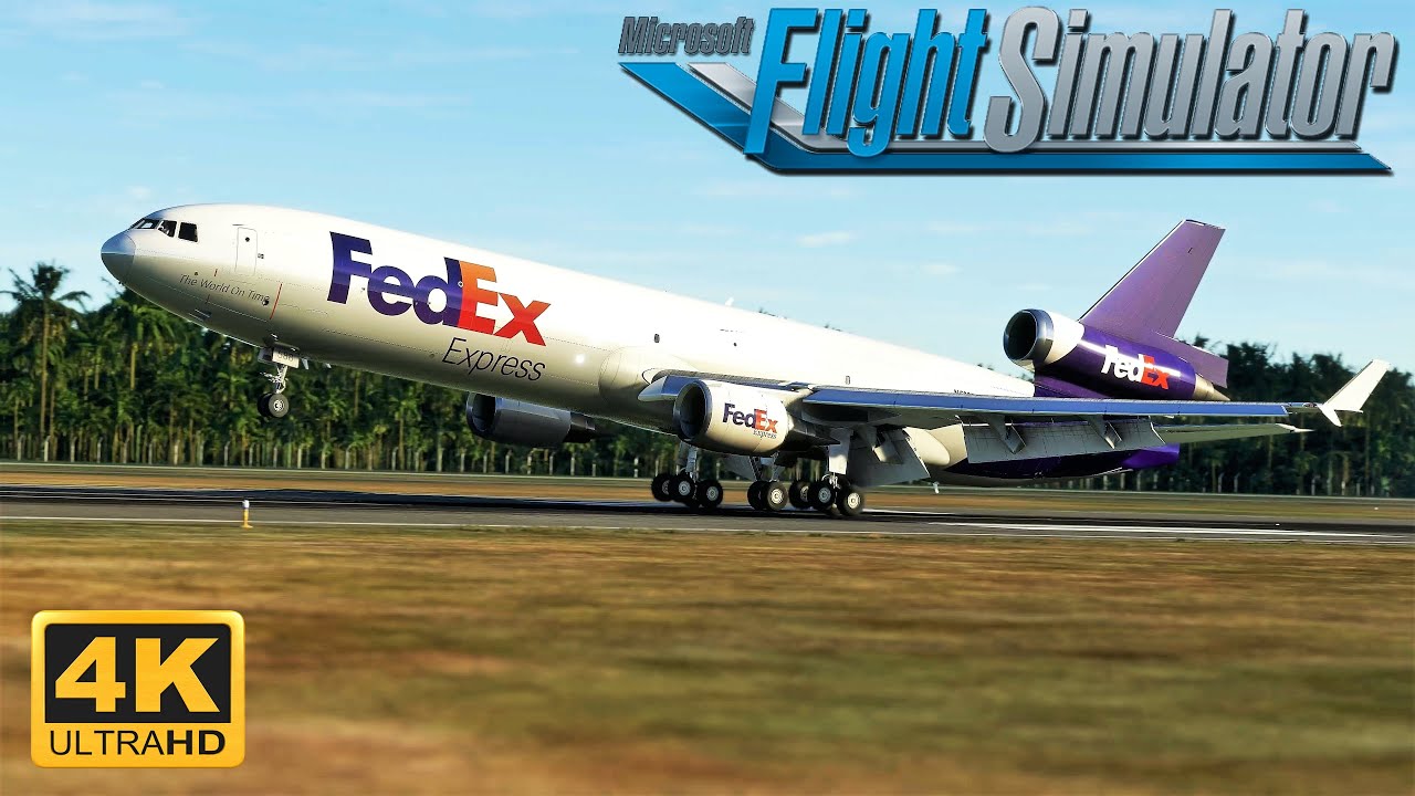 Microsoft Flight Simulator 20 MD-11 MAXIMUM GRAPHICS LANDING AT Jakarta ...