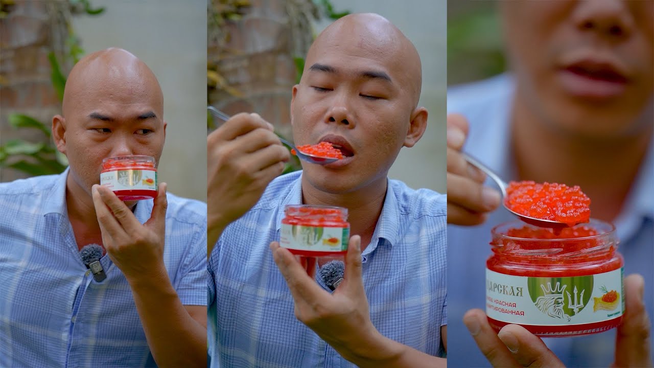 MUKBANG TRỨNG CÁ HỒI CỦA NGA - YouTube