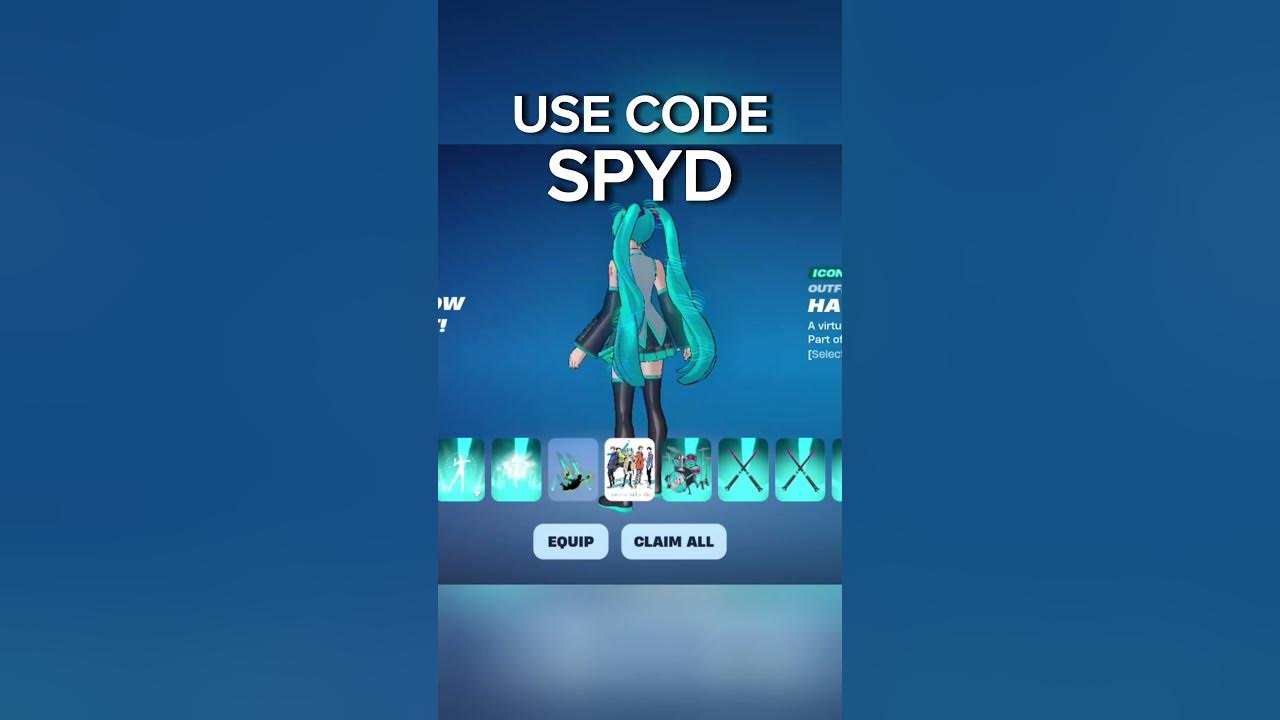 Hatsune Miku is now available | Use Code SpyD - YouTube