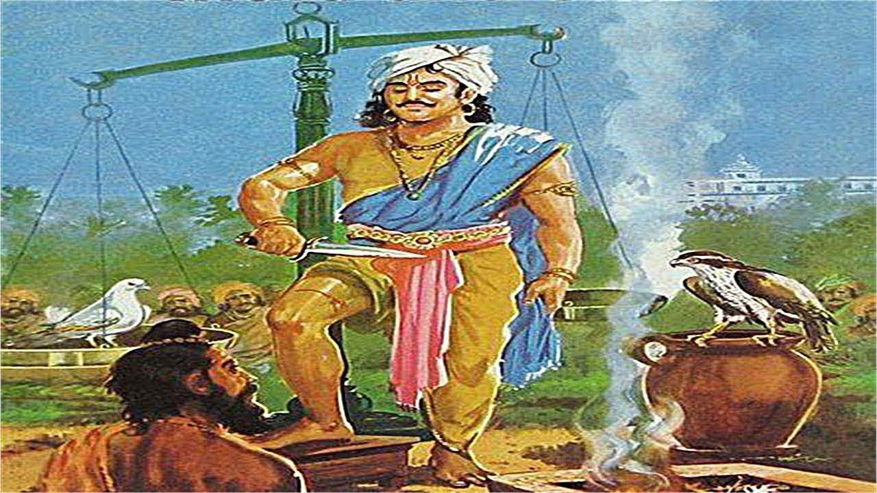 महाराज उशीनर एक कबूतर के लिए इस राजा ने अपने हाथ पैर तक काट लिए थे Raja ...