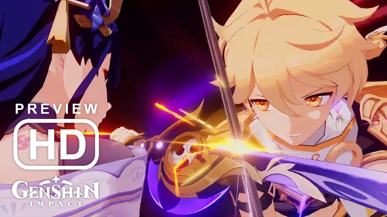 Raiden Shogun Baal Vs Traveler Round 2 Cutscene Preview - Genshin ...