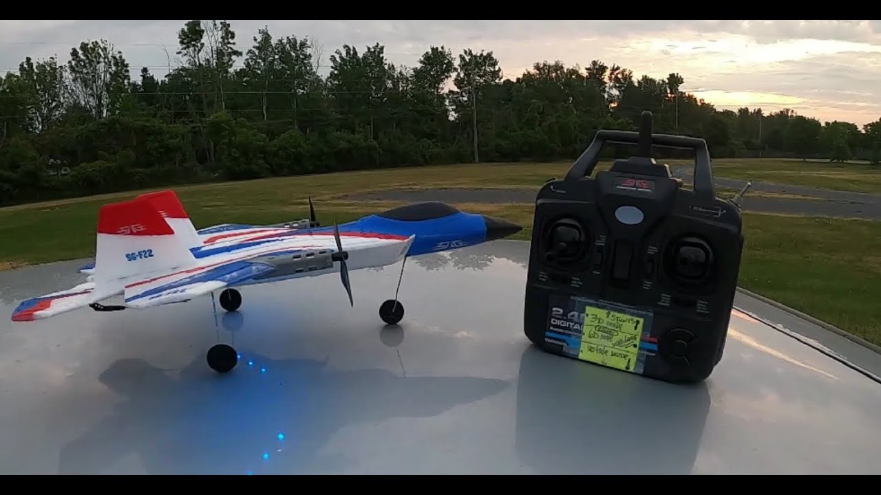 The AMAZING Economical SG F22 RTF 4 Ch Vertical Stunt Plane Flight ...
