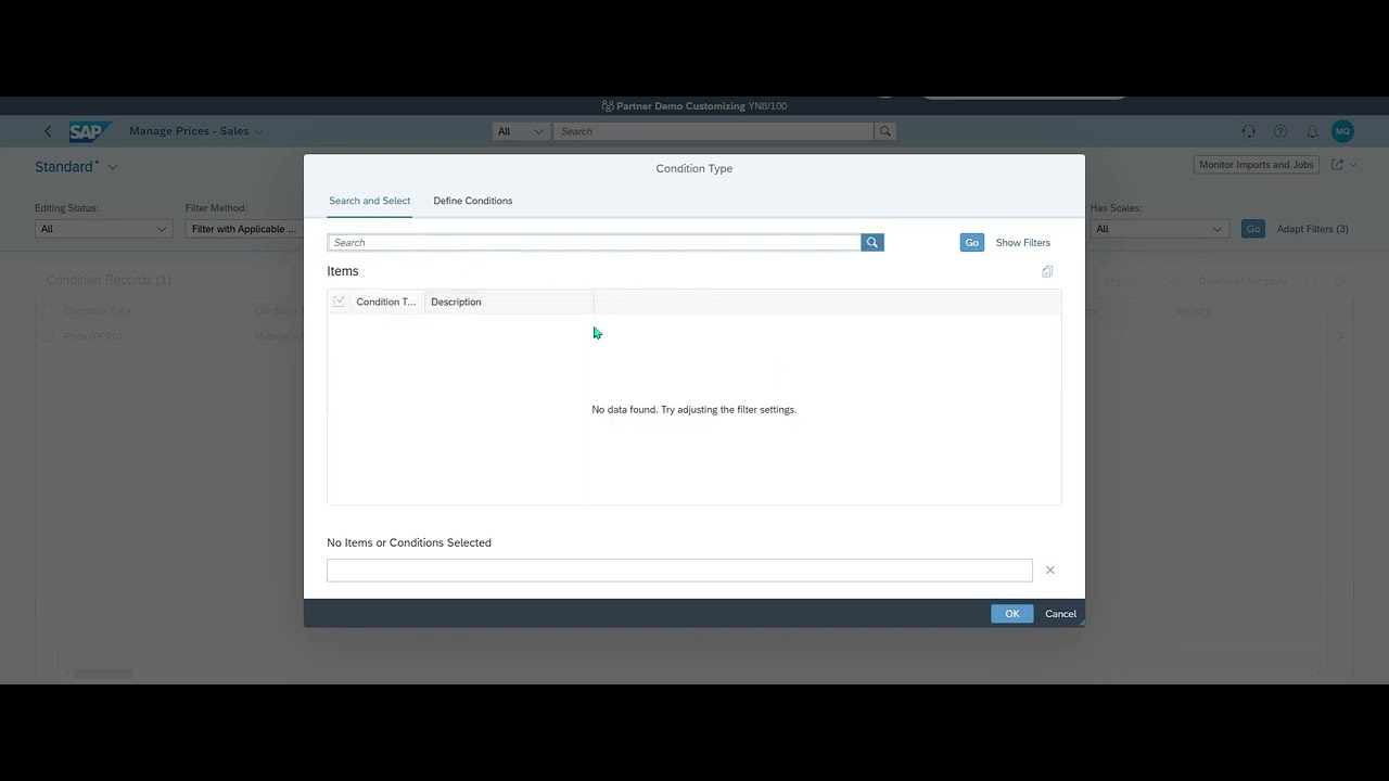 Create Condition Records Optional Sell from Stock BD9 FR - YouTube