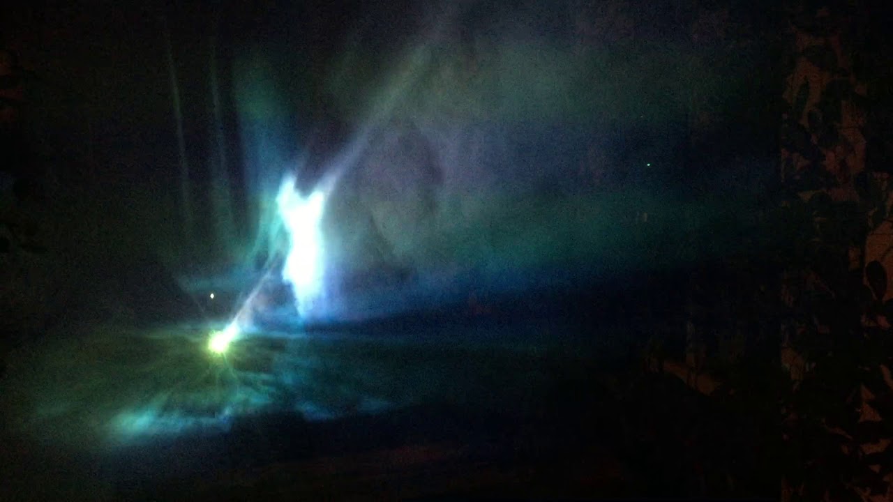 Halloween 2015 Harry Potter Patronus Deer Fog Screen - YouTube