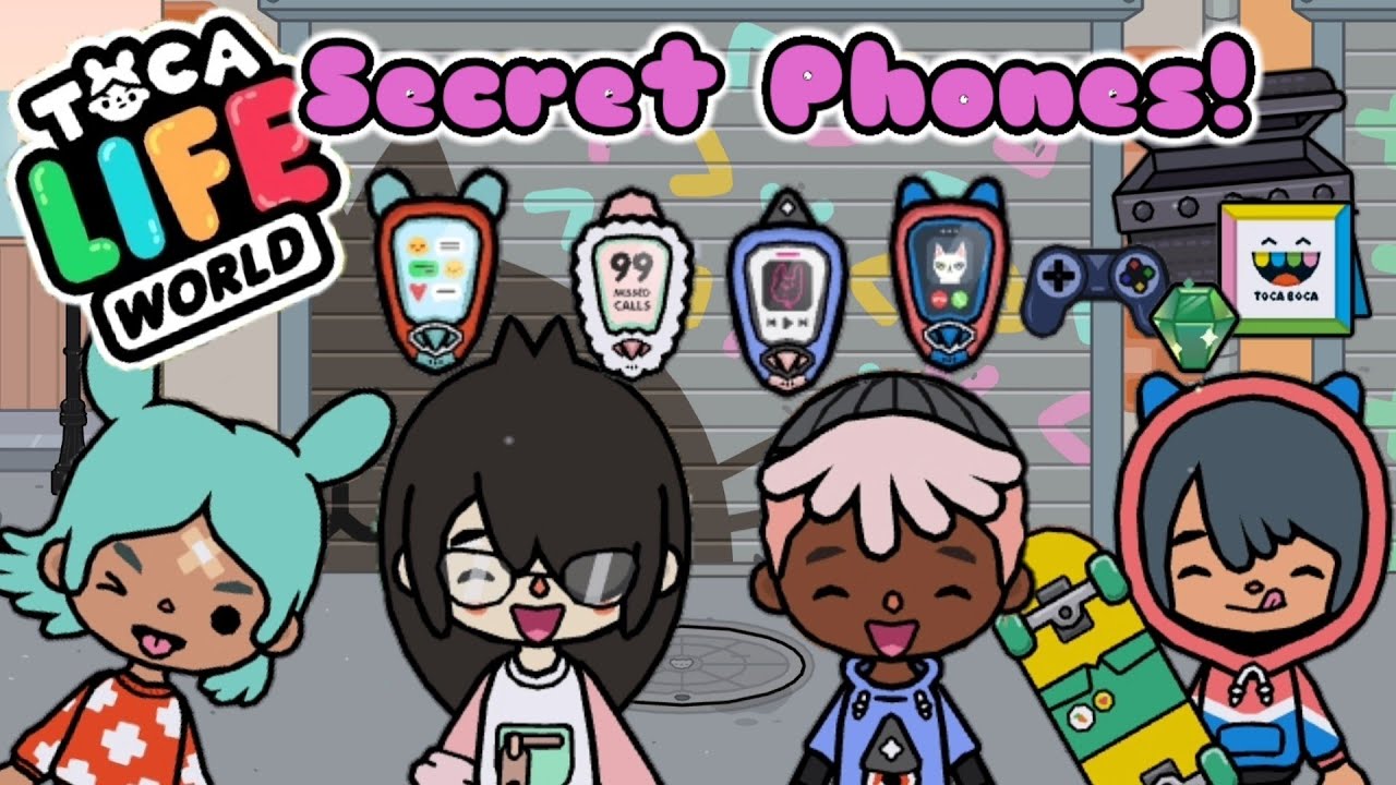 SECRET PHONES! in Toca Life World 🌍📱🤗 | Toca Boca - YouTube
