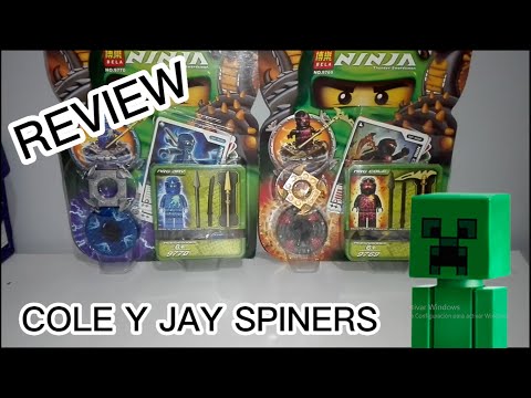 BELA NINJA (lego ninjago) JAY Y COLES SPINERS 2013 - YouTube