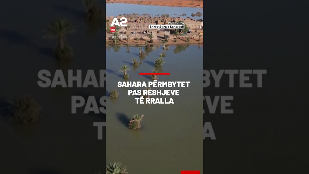 Sahara përmbytet pas reshjeve të rralla në shkretëtirë #a2cnn - YouTube