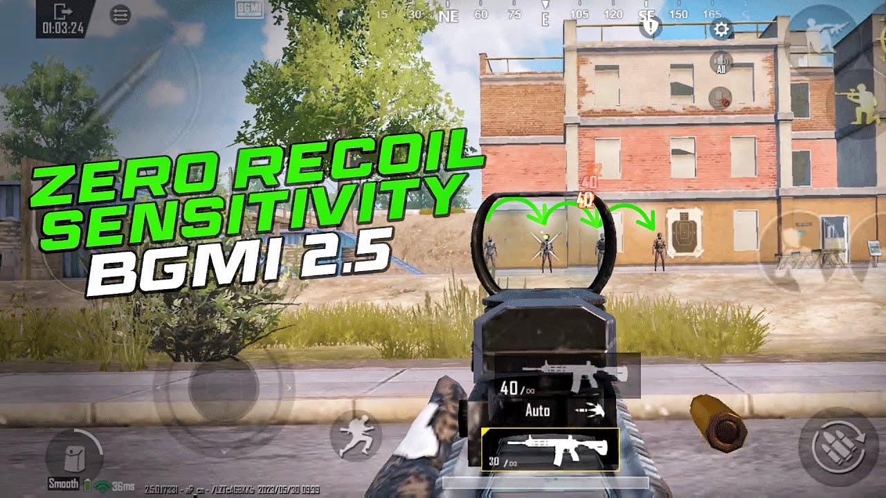 ZERO RECOIL SENSITIVITY FOR BGMI 2.5 UPDATE | LAZER SPRAY AND AIM ...