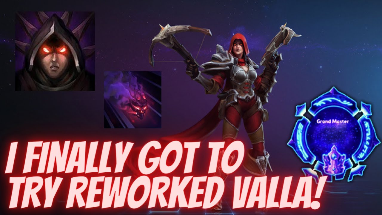 Valla Rain - FINALLY I TRY REWORKED VALLA!! - Grandmaster Storm League ...