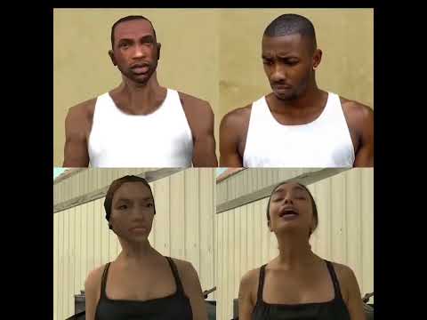 GTA San Andreas Characters In Real Life #gta #gtasanandreas #gaming