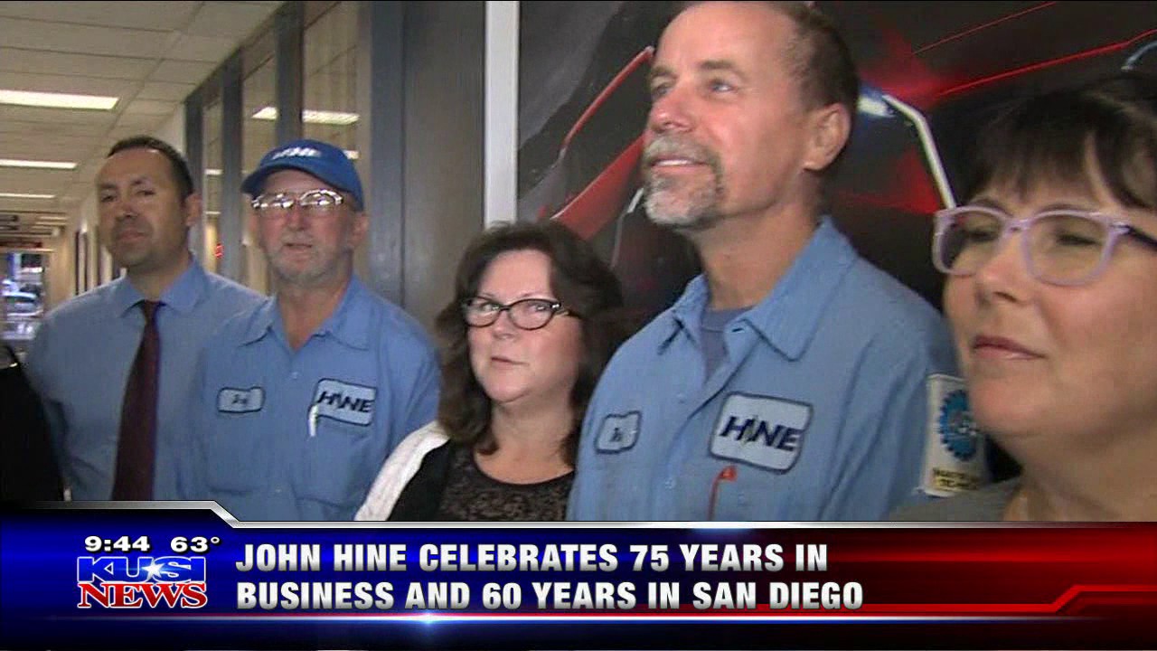 KUSI Family Business: John Hine Maza celebrates 75 years - YouTube