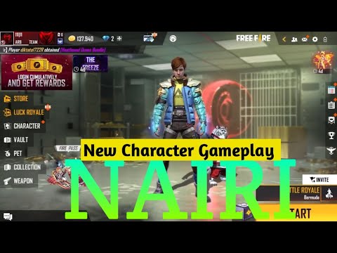 New Characters Nairi Gameplay | Nairi Character Ability Test | Garena ...