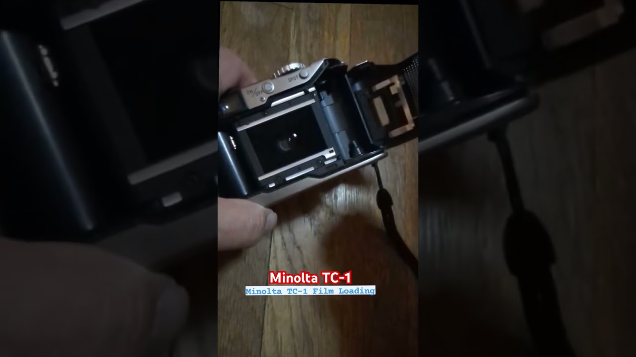 The Little Camera With Soul! Minolta TC-1 Film Loading! #minolta #minoltatc1 #film #camera #shorts