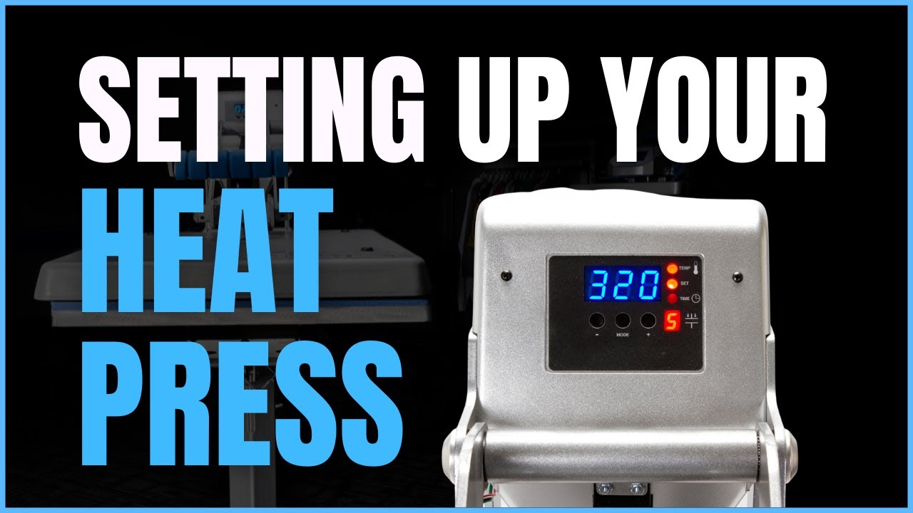 How To Set Up Your Heat Press for Accurate Application | 2 Minute ...