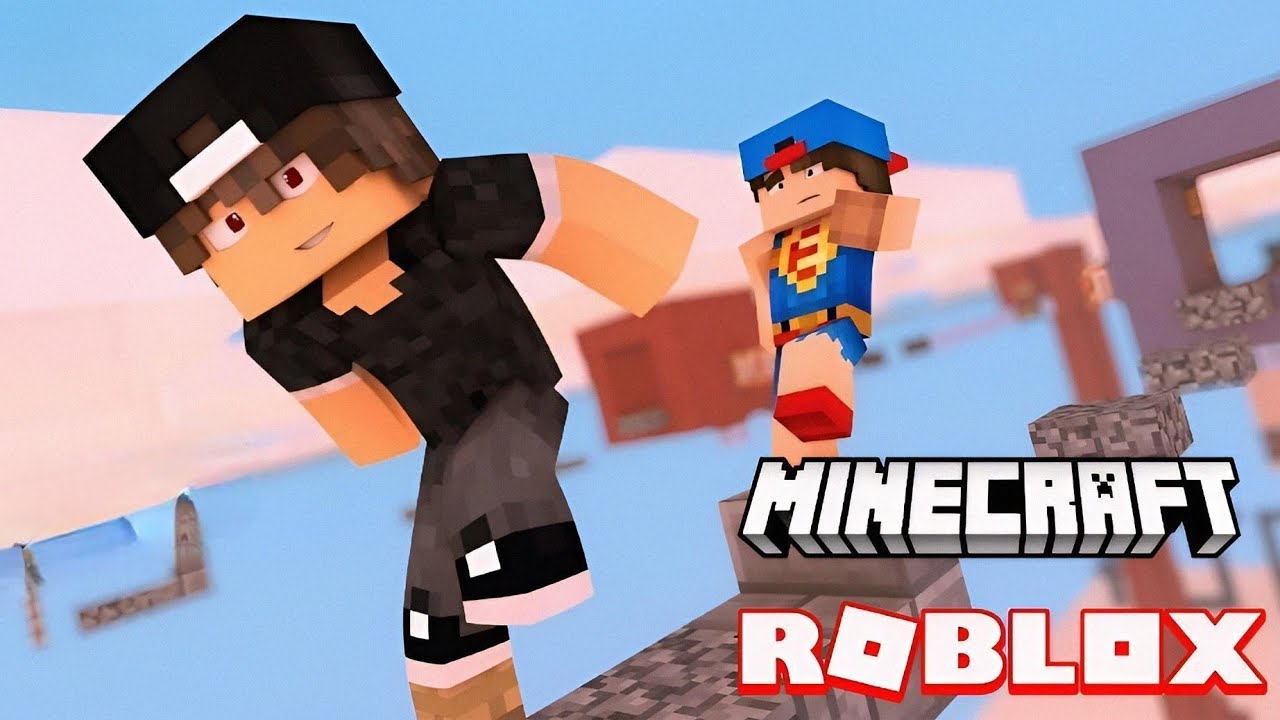 Roblox ve Minecraft birleşirse? - Roblox Minecraft Obby - YouTube