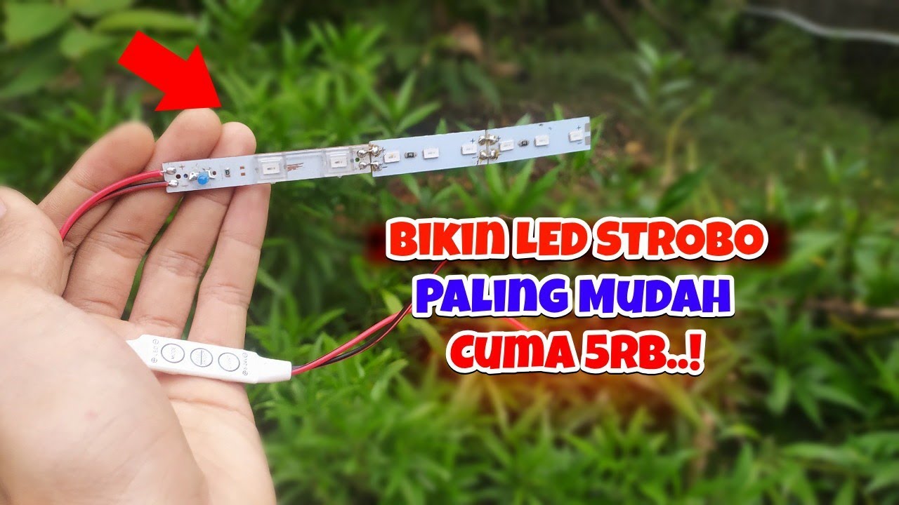 CARA BUAT LAMPU LED STROBO MIRIP MOBIL POLISI, PALING MUDAH - YouTube