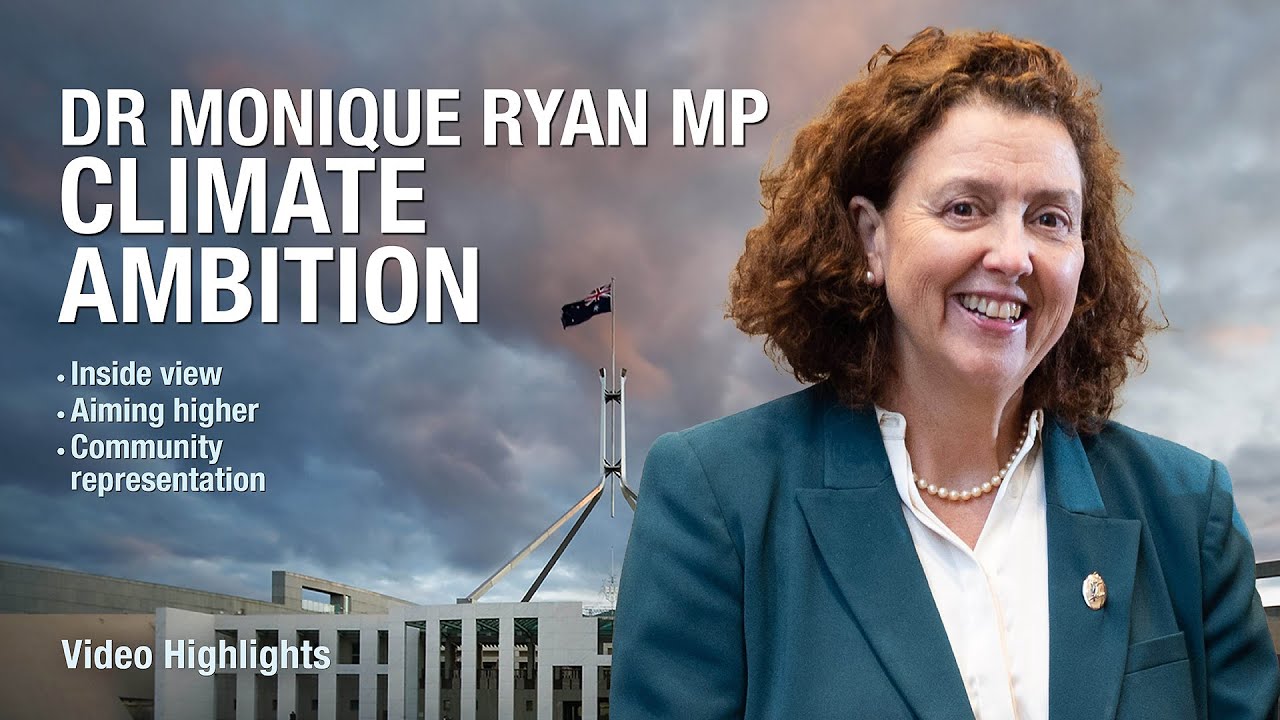 Dr Monique Ryan MP - Climate Ambition - YouTube