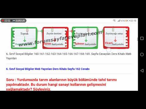 6. Sınıf Sosyal Bilgiler Ders Kitabı 160 161 162 163 164 165 166 167 168 169. Sayfa Cevapları