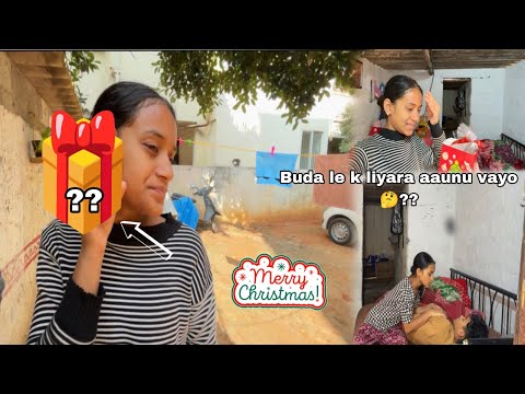 Buda le aajh k gift leyidinu vayo tw 😱😱#vlog # gift🥹