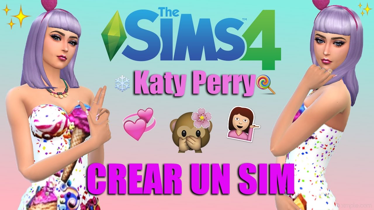 Create a Sim ♥ Katy Perry ♥ The Sims 4 ♥ VeloconlaVale - YouTube