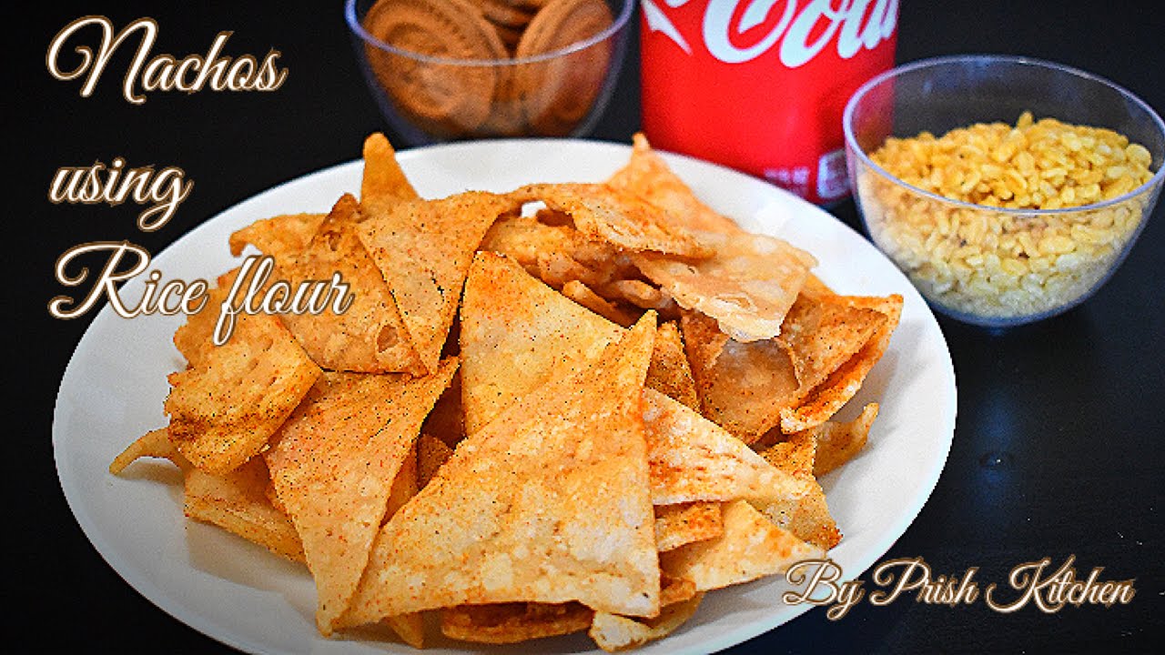 Nachos recipe(using rice flour )2020 | Crispy Rice flour chips ...