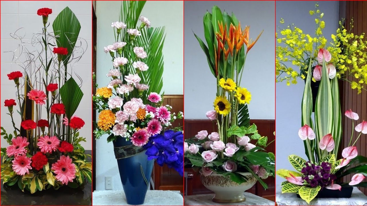 Beautiful Fresh flower decorations - YouTube