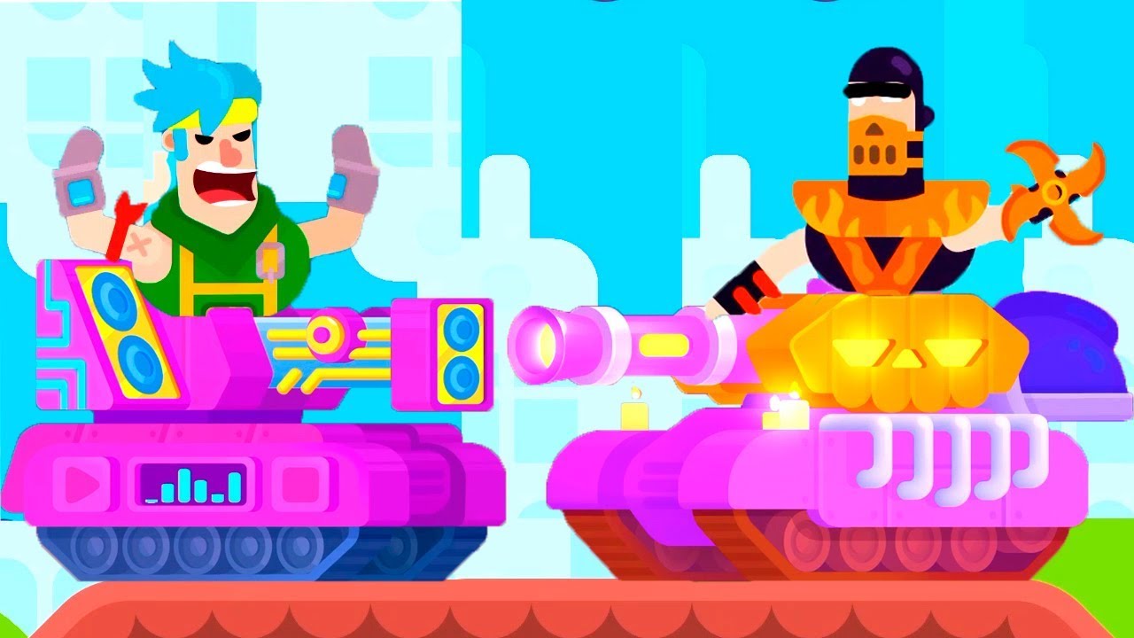 Bowmasters NEW ALL WEAPONS UPDATE Tank Stars Gameplay Walkthrough (IOS ...