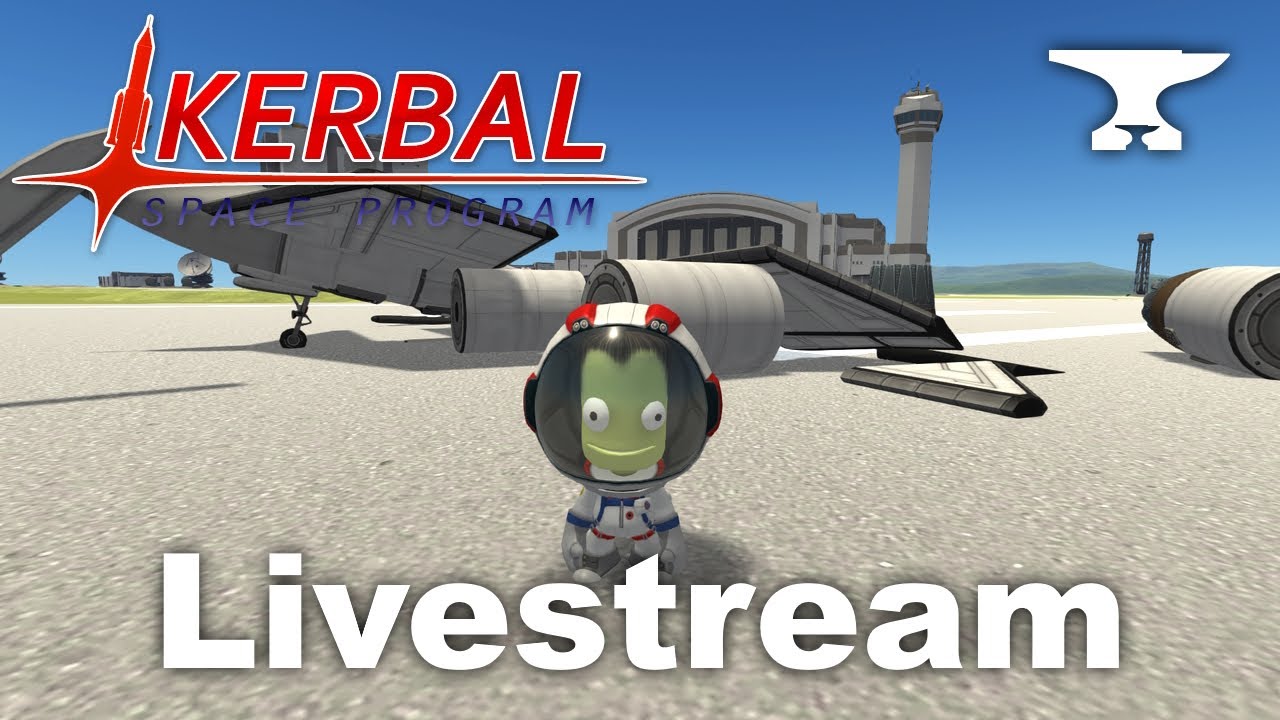 Smith Builds... A New Fighter! - Livestream - Kerbal Space Program & BD Armory - YouTube