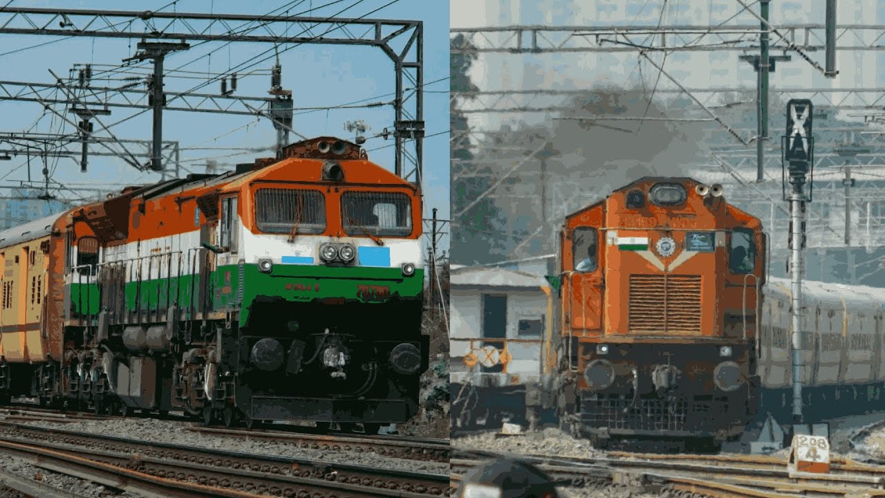 400K views special video - 6 in 1 compilation of trains skipping Loni ...