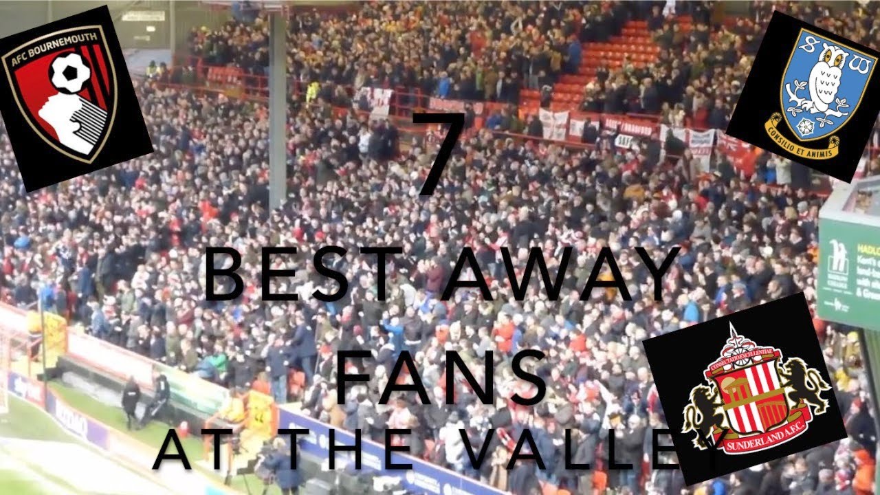 7 Best Away Fans At The Valley - YouTube