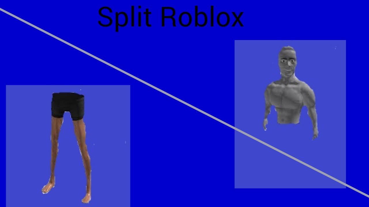 today i played split in roblox - YouTube