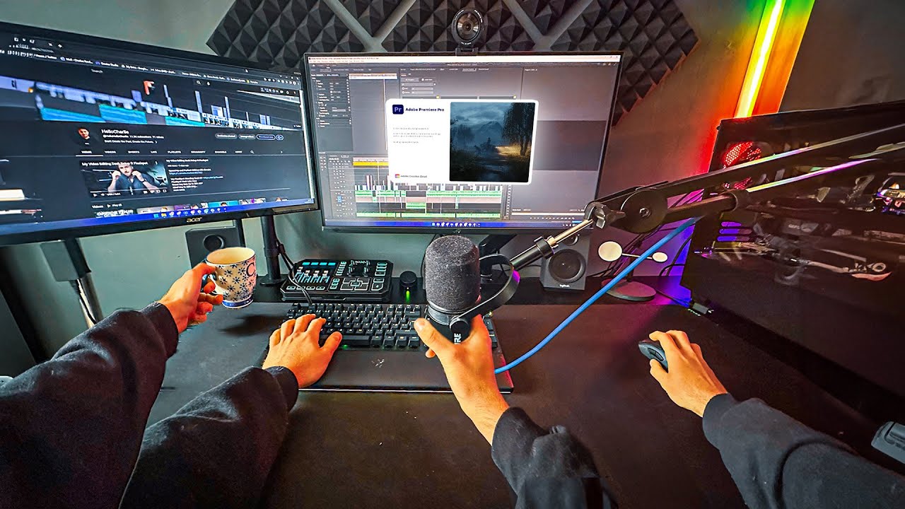 VIDEO EDITORS setup upgrade! - YouTube