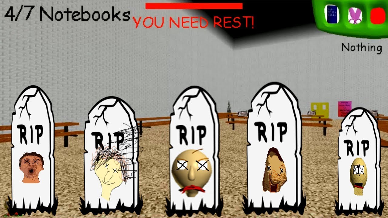 NEW Baldi's DIES - YouTube
