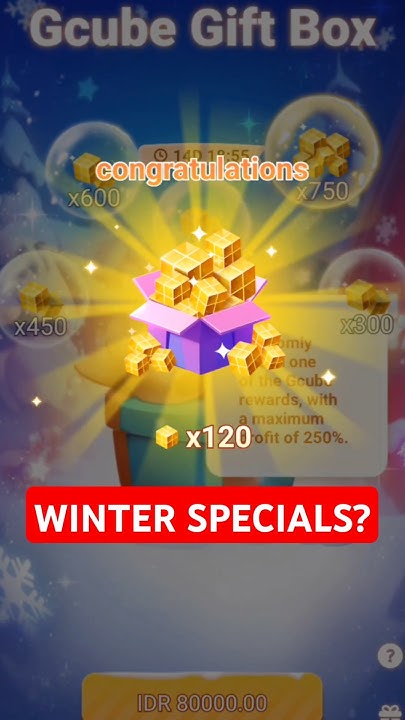 Gcube GIFT BOX 🎁 | Winter Specials - YouTube