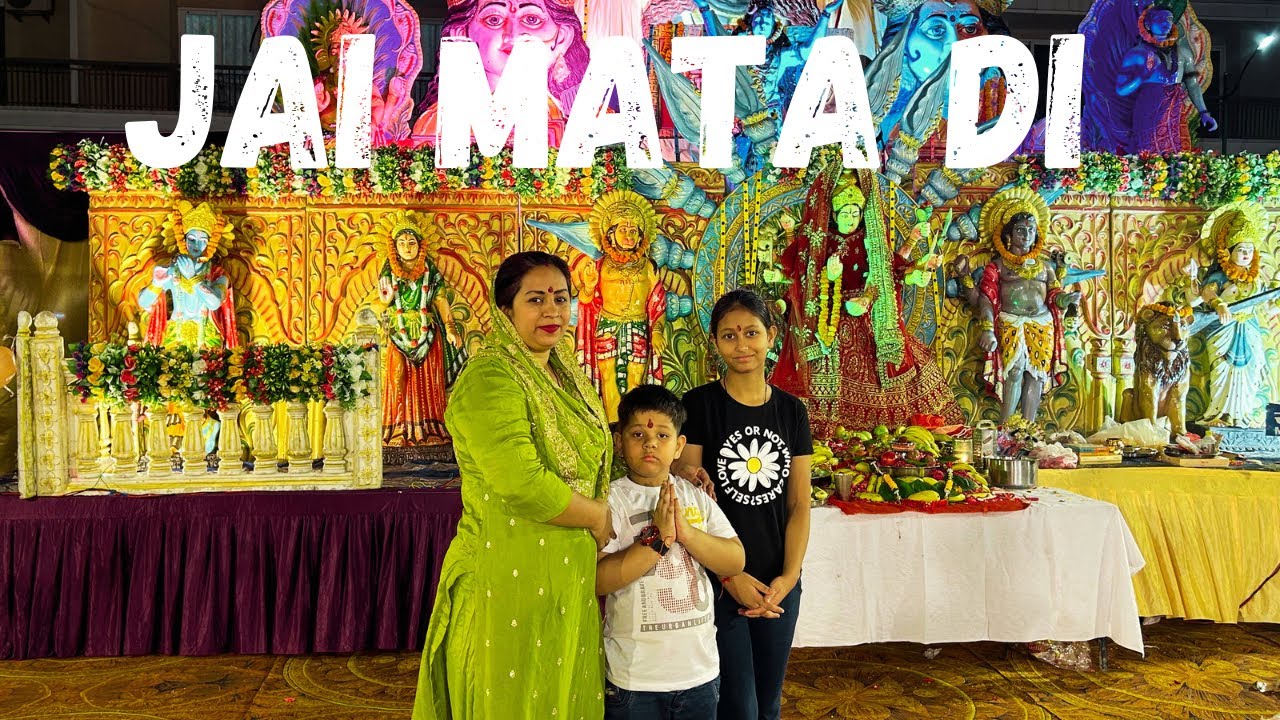 Mata k charno mei lagai Haajri 🙏🏻 || Jai Mata di 🙏🏻 #familyvlog # ...