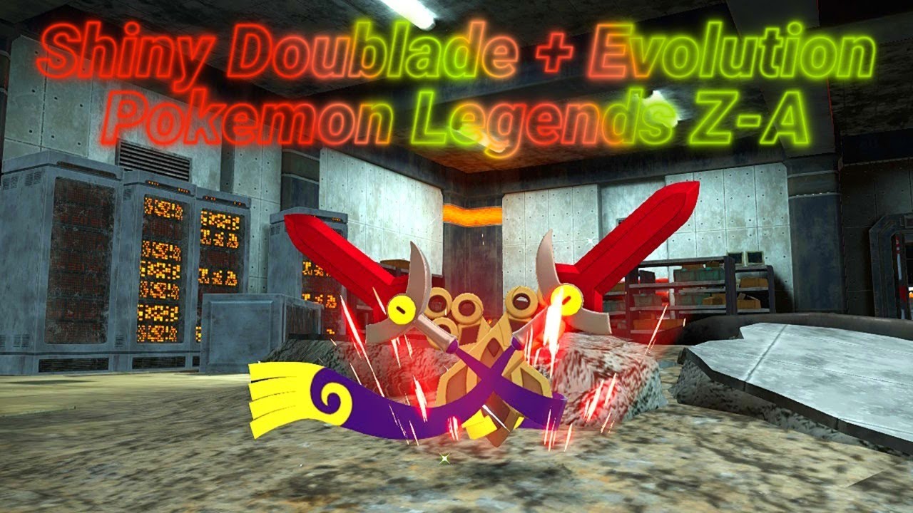 Shiny Doublade + Evolution - Pokemon Legends Z-A - YouTube