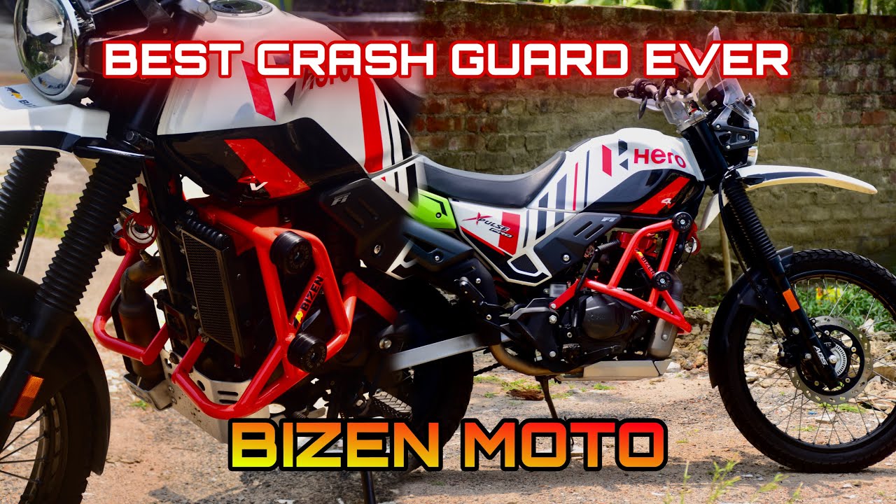 Best Crash Guard for Hero Xpulse Rally pro Edition || BIZEN MOTO Crash Guard 😍 - YouTube