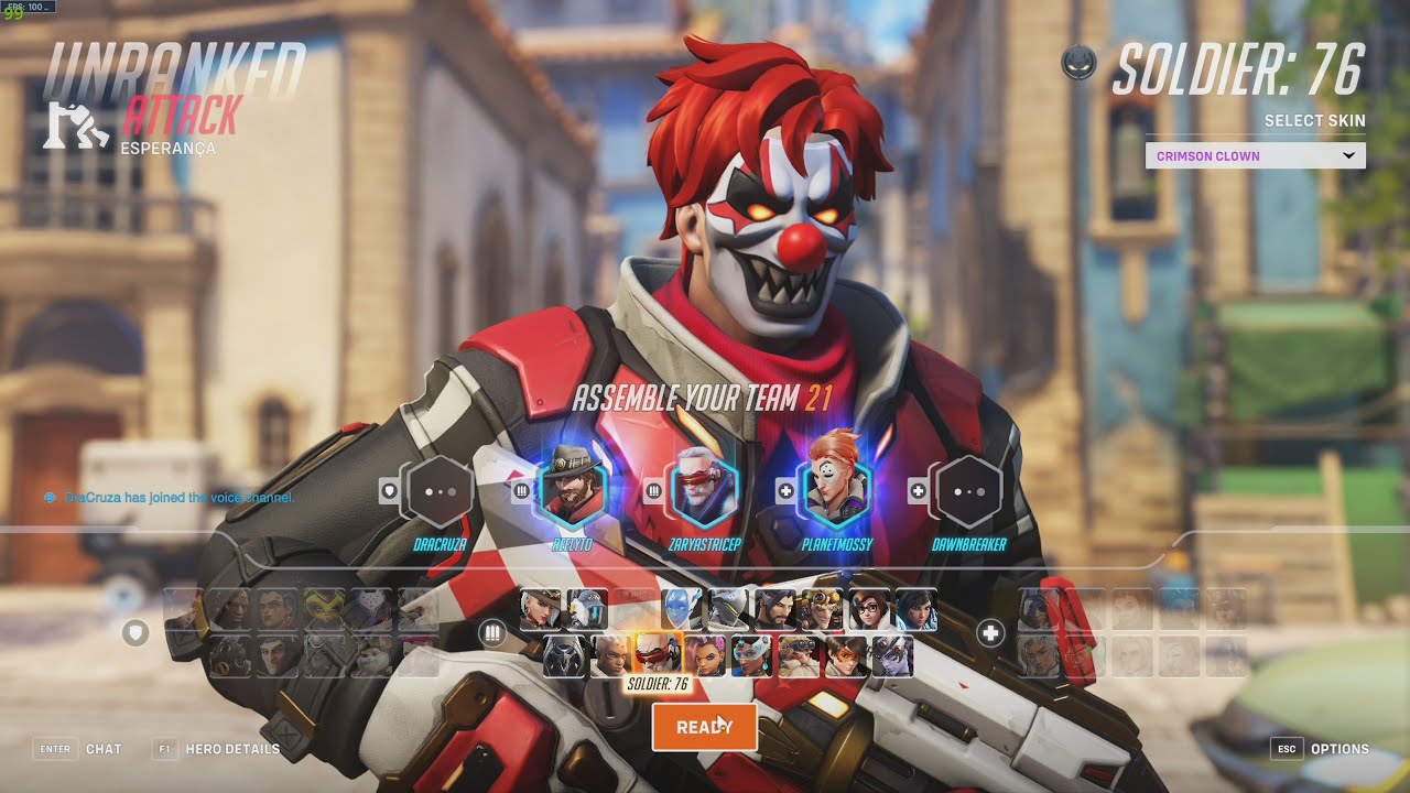 I got the Clown SOLDIER 76 skin in OVERWATCH 2 so I wasn't the only one ...