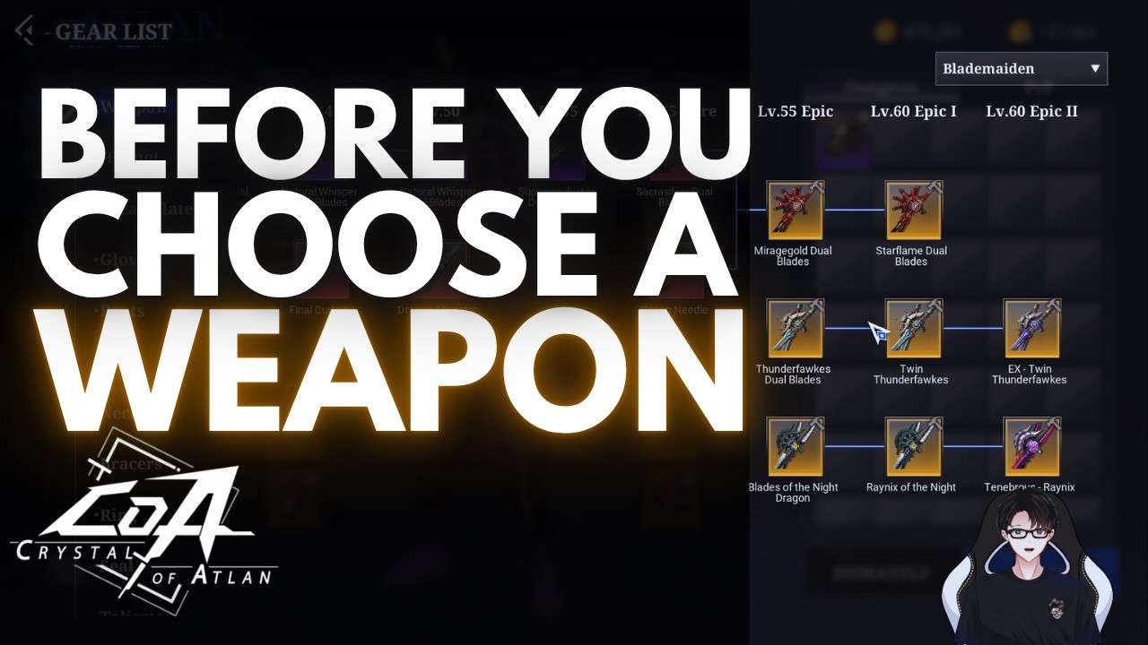 How to Choose the Right Weapon for Your Build in Crystal of Atlan ...